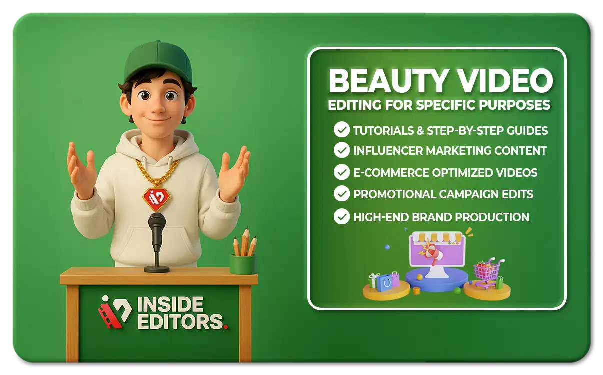 Beauty Video Editing Services | Global Expertise for Brands