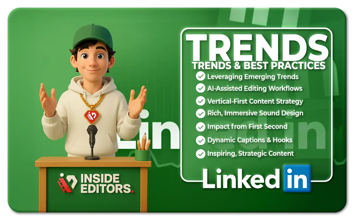 #1 LinkedIn Video Editing Services | Professional & Engaging