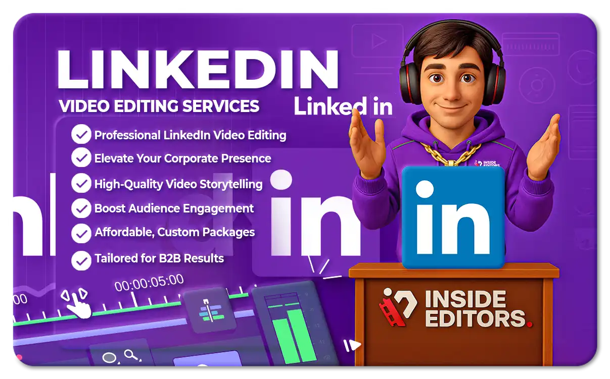 #1 LinkedIn Video Editing Services | Professional & Engaging