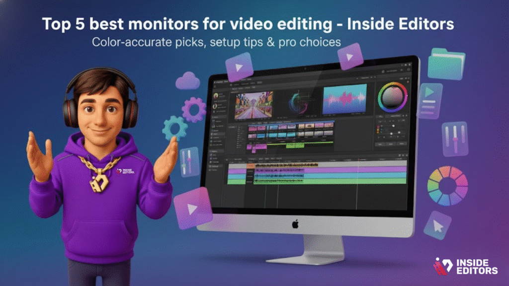 Best Monitors for Video Editing: Best 5 Picks and Pro