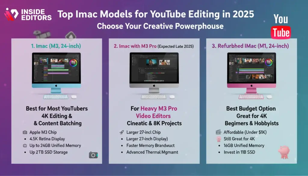 Best iMac for YouTube Video Editing: Budget Friendly Options